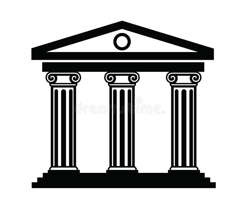 Column icon stock vector. Illustration of culture, classical - 46419338