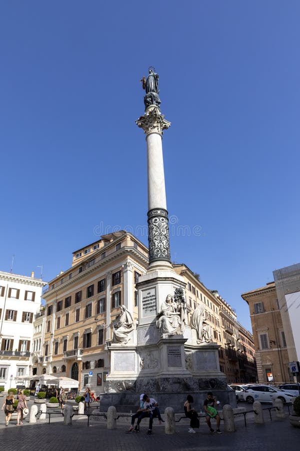Column of the Immaculate Conception, is a Nineteenth-century Monument ...