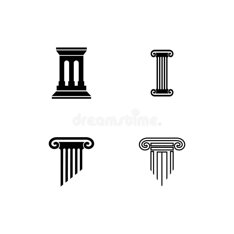 Column Logo stock vector. Illustration of vector, graphics - 194175115