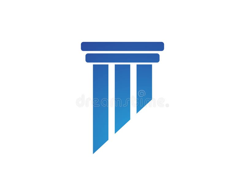 Column Logo Template stock vector. Illustration of case - 118206322