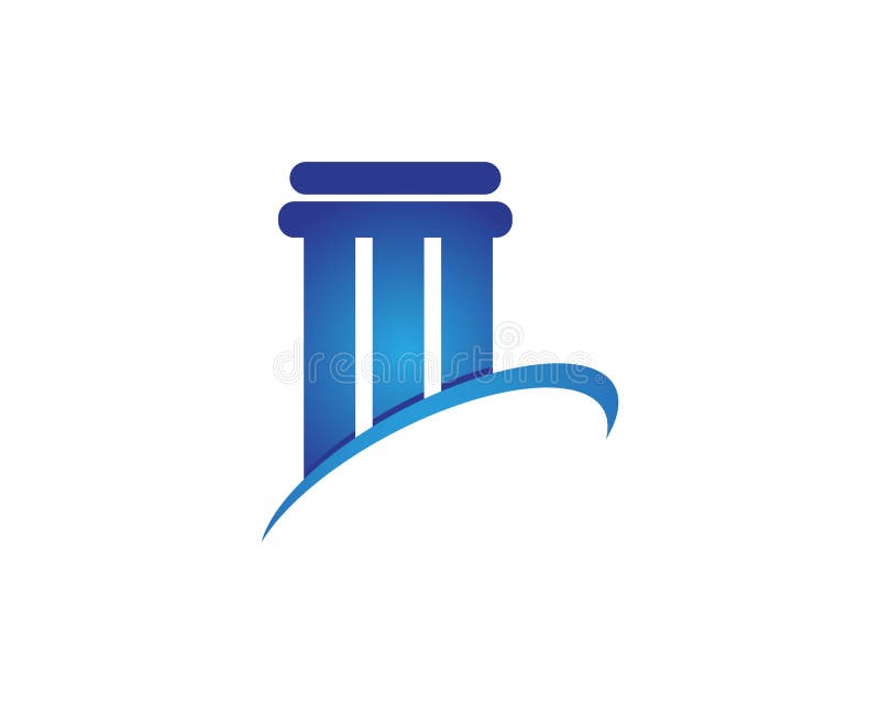 Column Logo Template Vector Design. Stock Vector - Illustration of ...