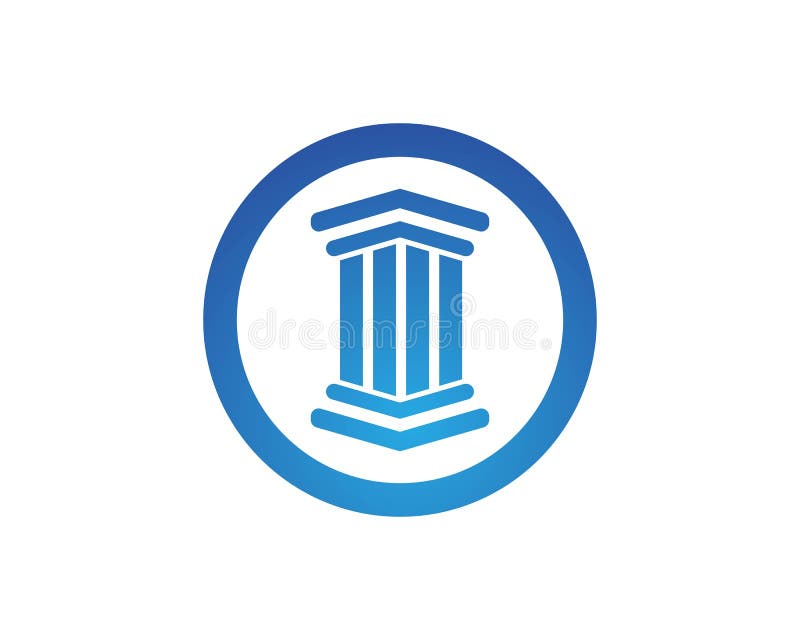 Column Logo Template stock vector. Illustration of architecture - 118206352