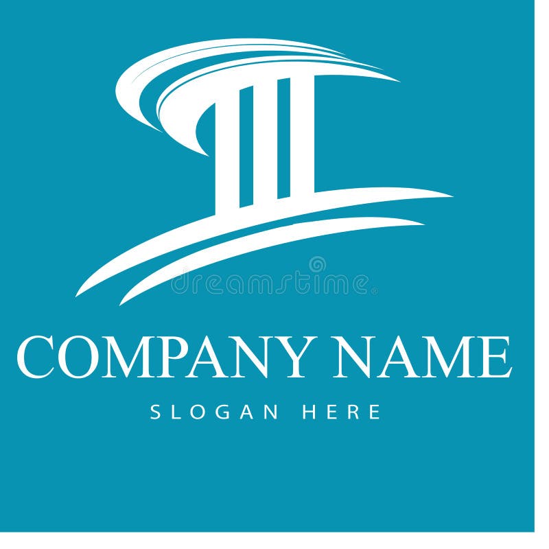 Column Logo Template Vector Symbol Stock Vector - Illustration of ...