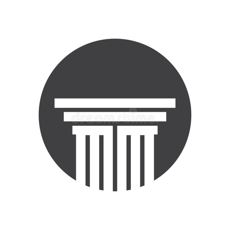 Column Logo Vector Symbol Template Stock Vector - Illustration of ...