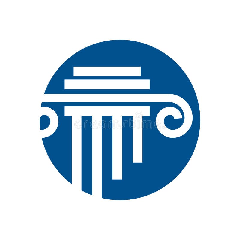 Column Logo Vector Symbol Template Stock Vector - Illustration of ...