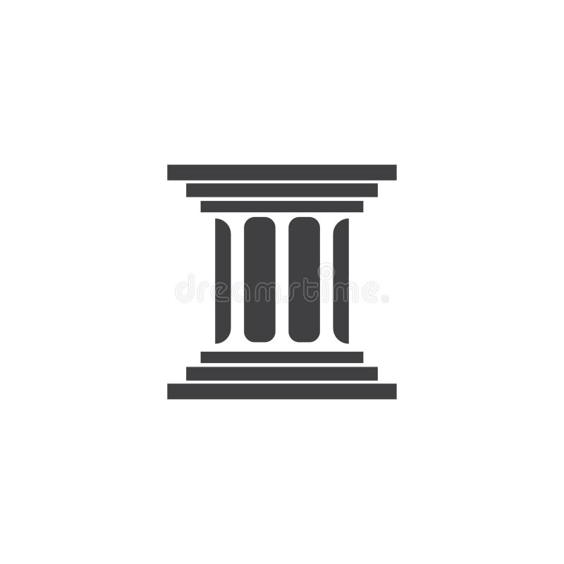 Column Logo Vector Symbol Template Stock Vector - Illustration of ...