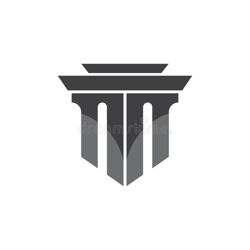 Column Logo Vector Symbol Template Stock Vector - Illustration of ...