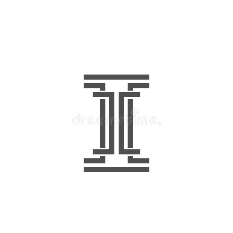 Column Logo Vector Symbol Template Stock Vector - Illustration of icon ...