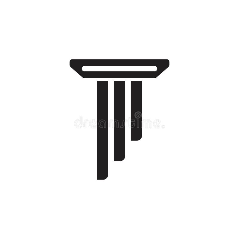 Column Logo stock vector. Illustration of isolated, element - 193789192