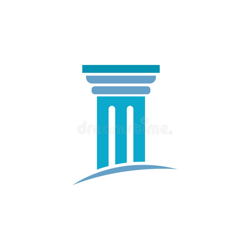 Column Logo vector stock vector. Illustration of pillar - 140617732