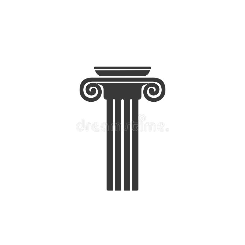 Column Logo Vector Template Design Illustration Icon Stock Vector ...
