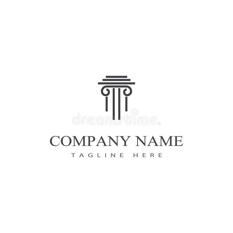 Column Logo Vector Template Symbol Element Design Stock Vector ...
