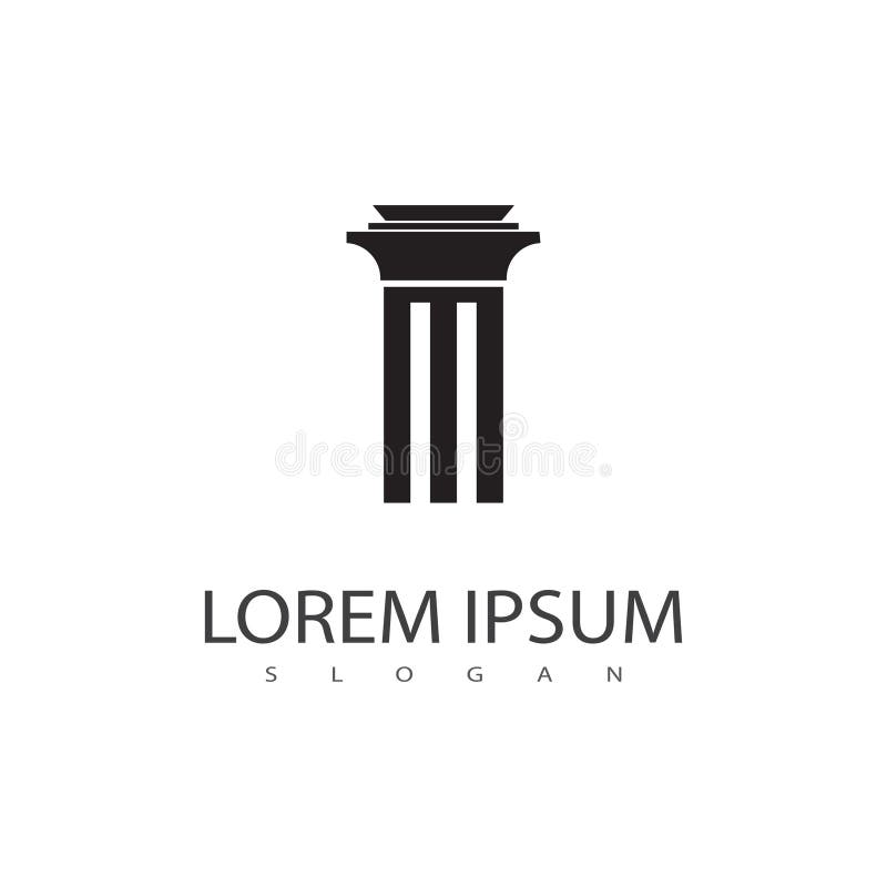 Column Logo Vector Template Symbol Element Design Stock Vector ...