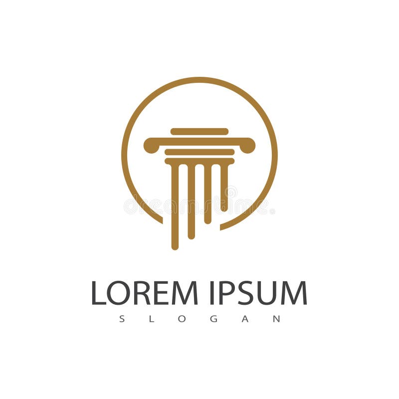 Column Logo Vector Template Symbol Element Design Stock Vector ...