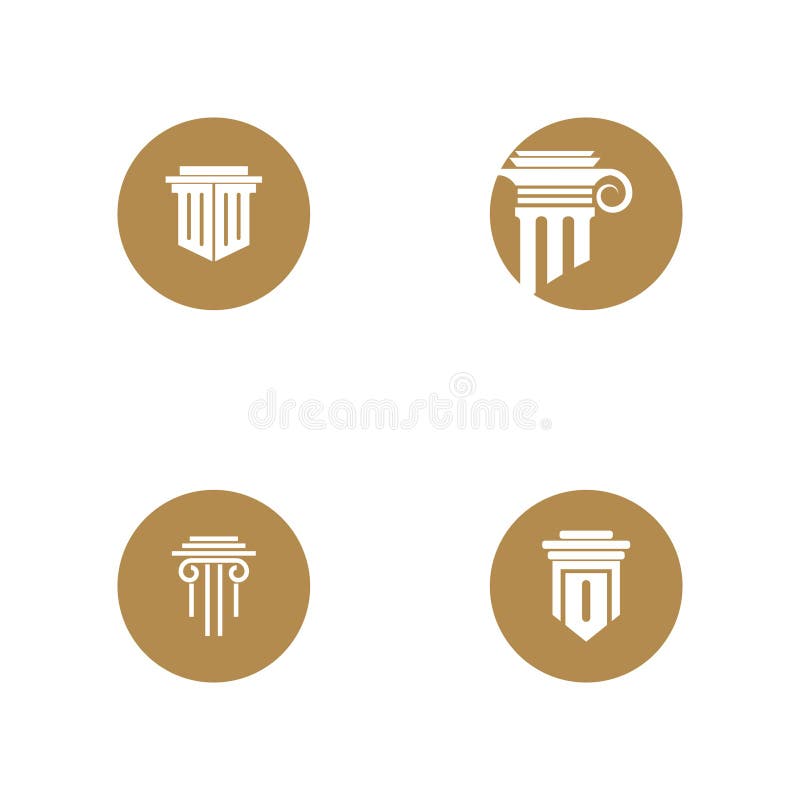 Column Logo Vector Template Symbol Element Design Stock Vector ...