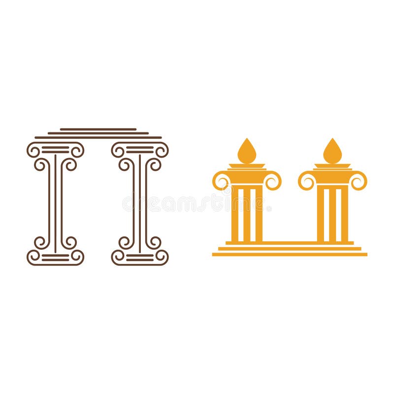 Column Logo Vector Template Symbol Element Design Stock Vector ...