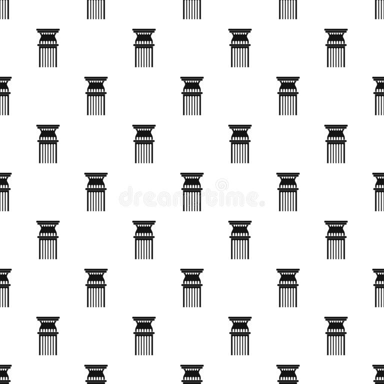 Column Pattern Seamless Vector Stock Vector - Illustration of historic ...