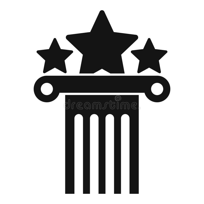 Column Ranking Icon Simple Vector. Best Rank Stock Illustration ...