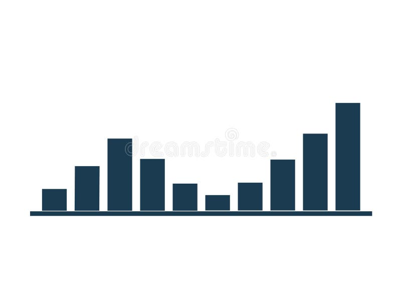 Concept Decrease Colum Chart with Fall Arrow Stock Vector ...