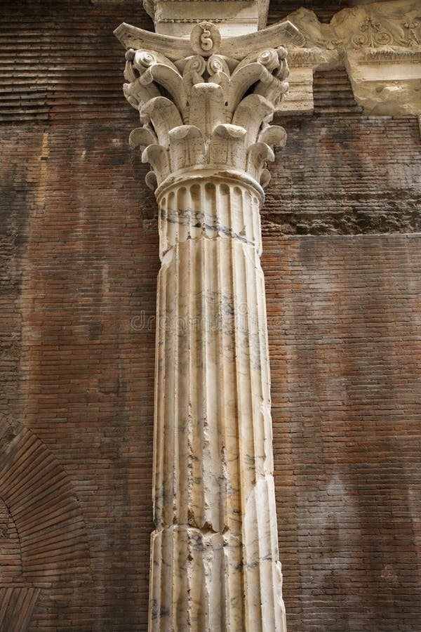 Column in Rome, Italy. stock photo. Image of italy, travel - 2041834