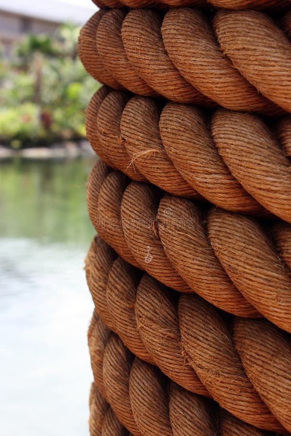 Column with Rope stock image. Image of navigation, macro - 5772057