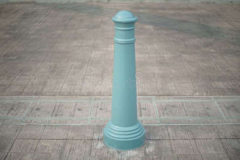 Column for Seperate between Road and Human Walk Stock Photo - Image of ...