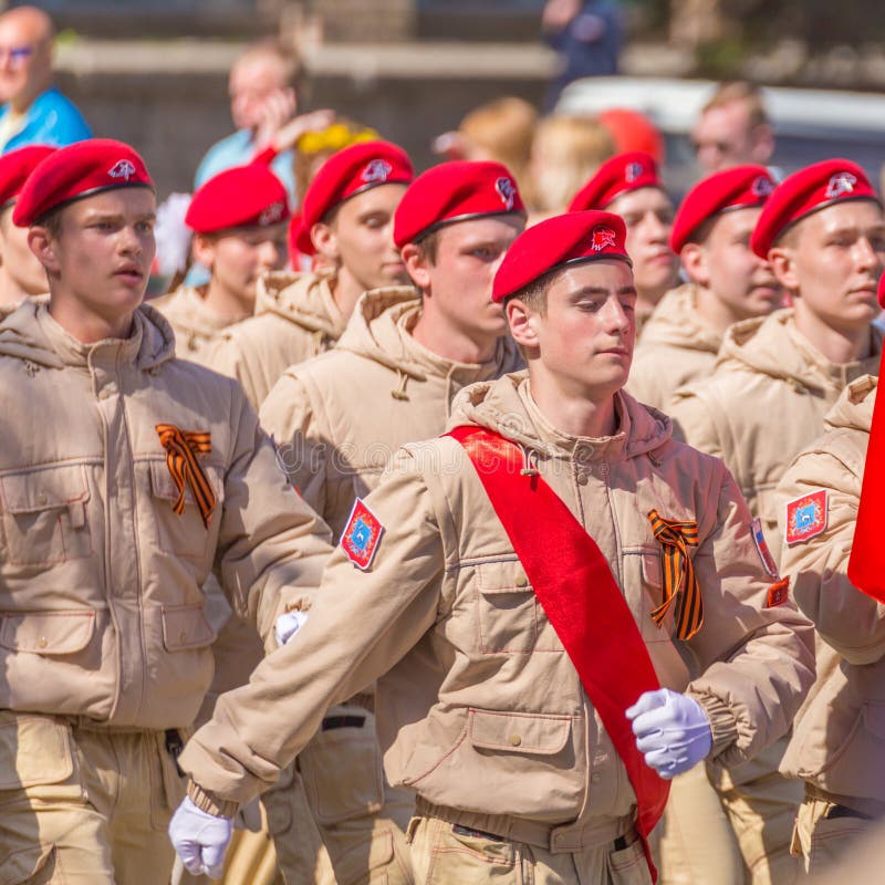 A Column of Soldiers at the Parade Editorial Stock Image - Image of ...