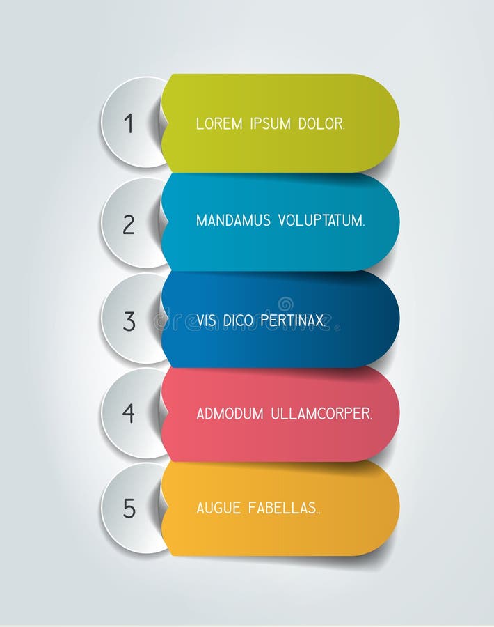 3 Step by Step Diagram for Infographics. Stock Vector - Illustration of ...