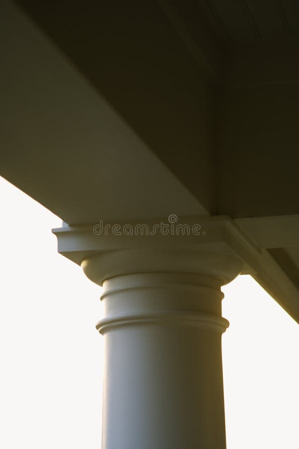 Column support of porch. stock photo. Image of colour - 2046106