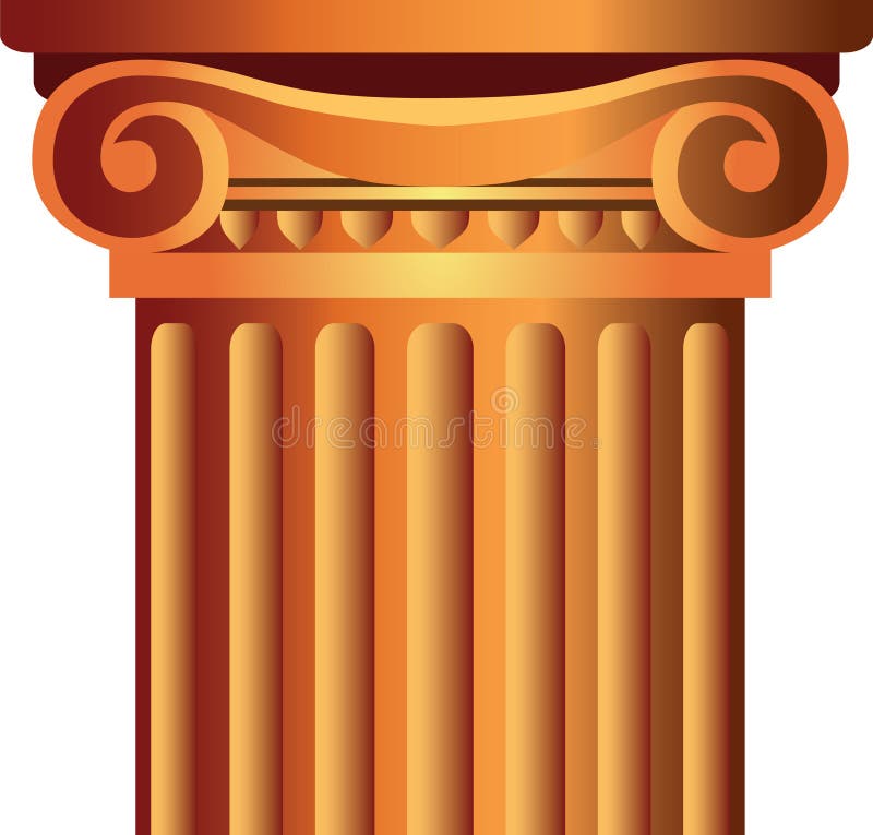 Isolated Column Chapiter Illustration Stock Vector - Illustration of ...