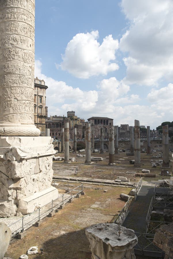 Trajan column replica stock photo. Image of dish, jewellery - 34007246