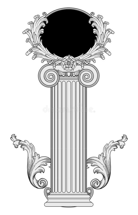 Flower Column Stock Illustrations – 2,347 Flower Column Stock ...