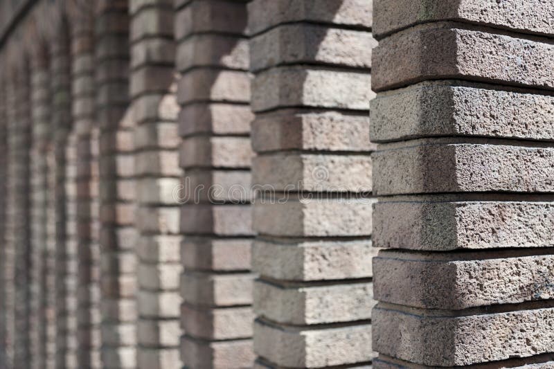 Column stock photo. Image of concrete, brick, backdrop - 41196804