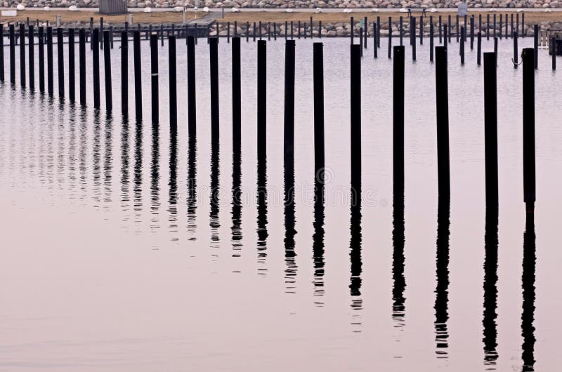 Column in water stock image. Image of berth, morring - 18787431