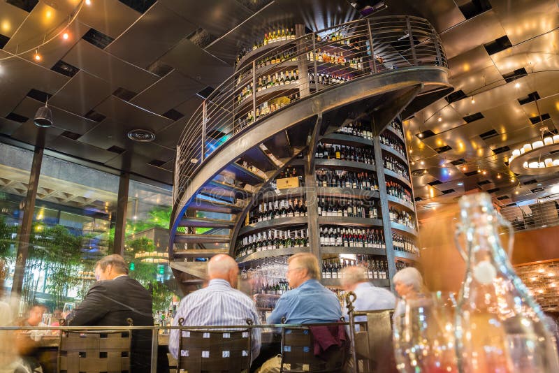 Column wine bar editorial image. Image of chairs, alcoholic - 58371900