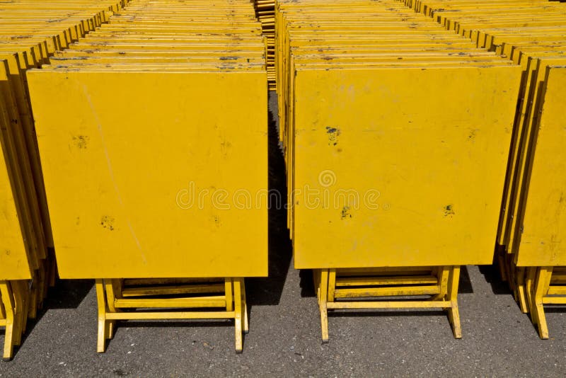 The Column of Yellow Tables Stock Image - Image of ancient, iron: 30677463