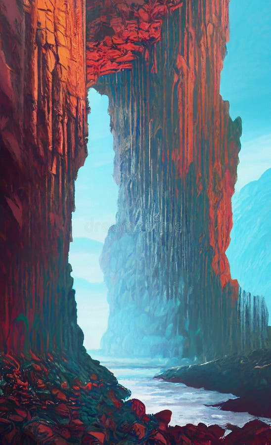 Columnar Basalt Stock Illustrations – 138 Columnar Basalt Stock ...