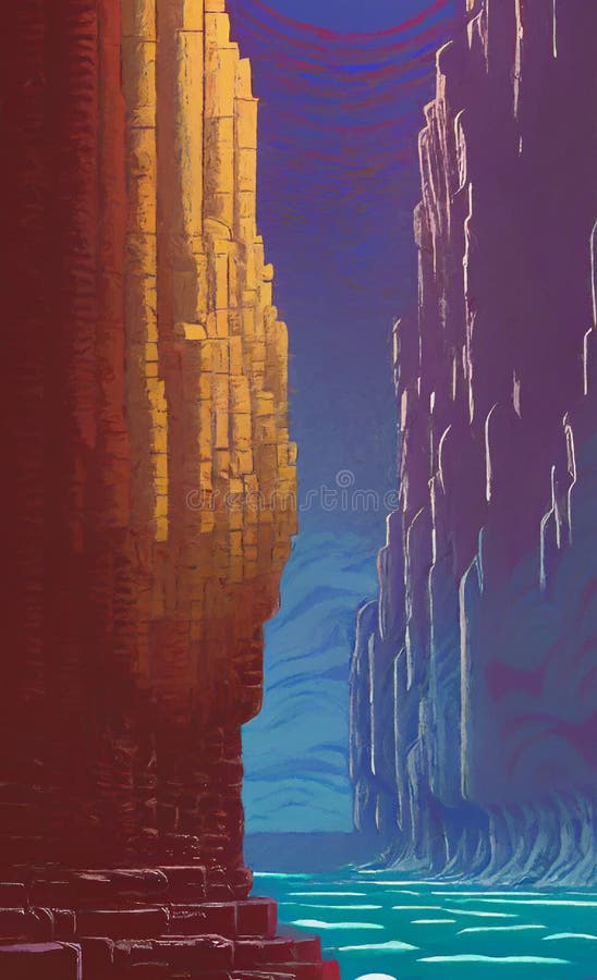 Columnar Basalt Stock Illustrations – 138 Columnar Basalt Stock ...