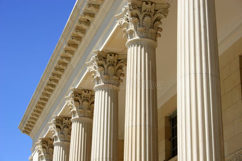 Columns stock image. Image of architecture, curves, support - 3095955