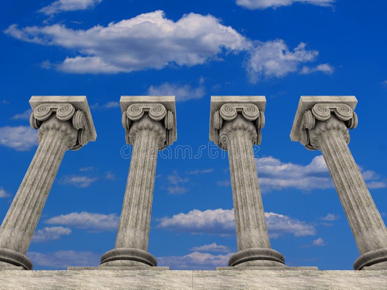 Greek Columns Clouds Stock Illustrations – 505 Greek Columns Clouds ...