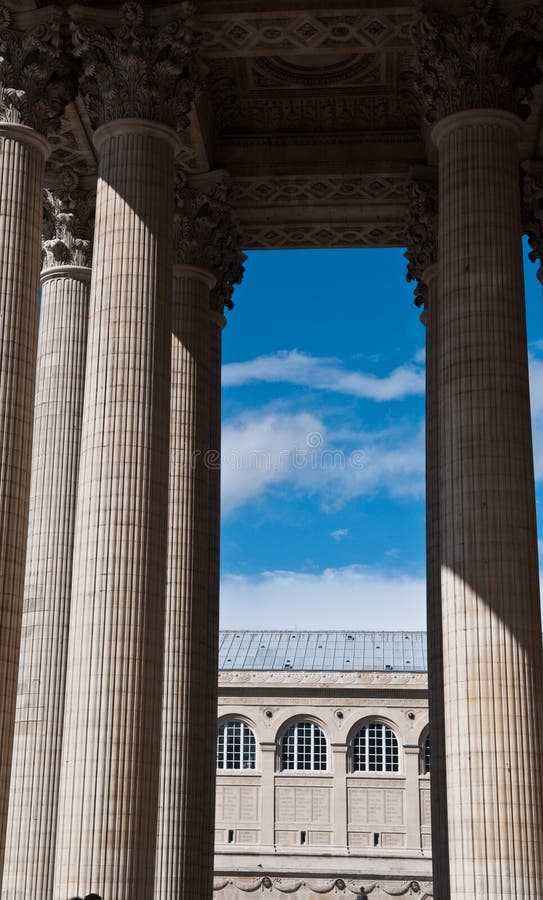 Columns stock image. Image of college, official, france - 14657877