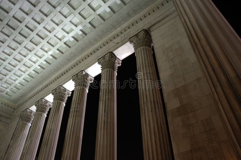 Columns stock image. Image of history, angle, columns, stone - 192717