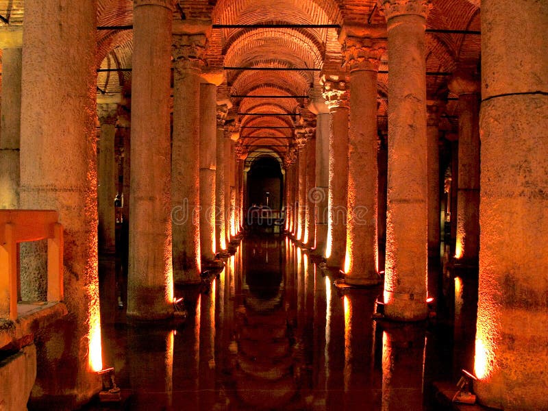 Columns stock photo. Image of istanbul, archy, path, lighting - 24913224