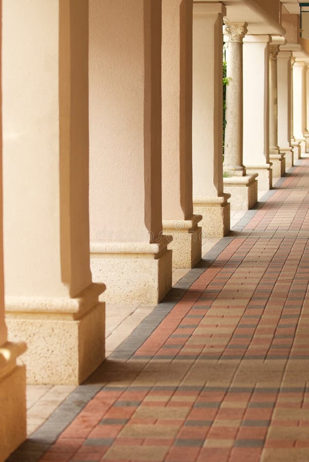 Columns stock image. Image of outdoors, walk, walkway - 26533153