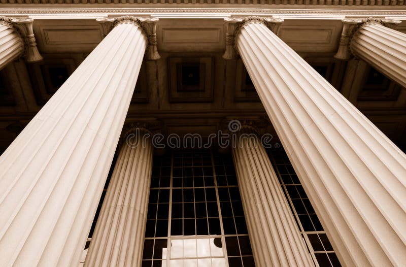 Columns of a courthouse stock photo. Image of architecture - 1177714