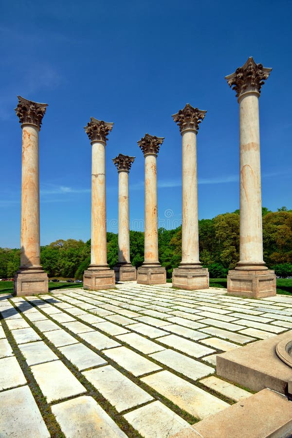 National Capitol Columns Washington DC Arboretum Editorial Photo ...