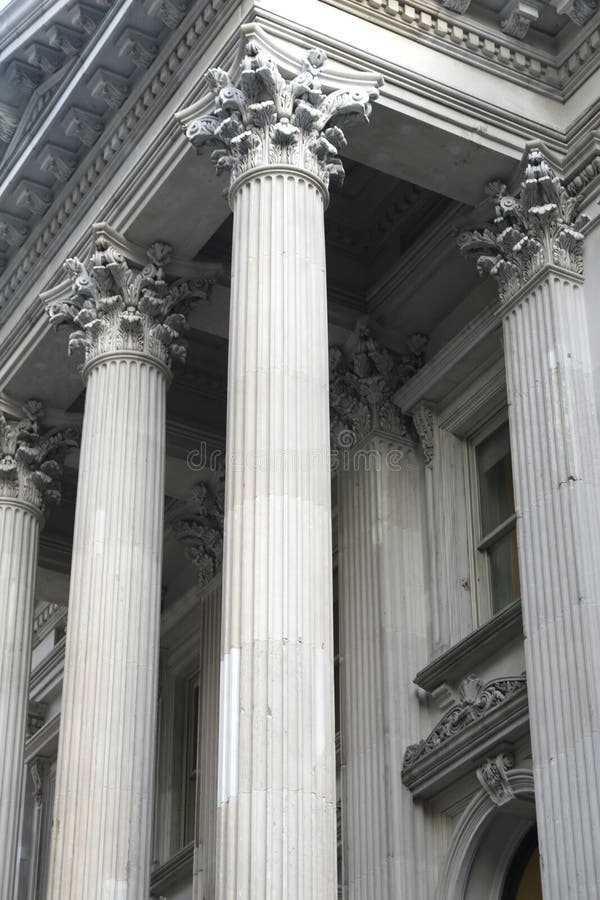 Columns stock image. Image of facade, stability, exterior - 5924169