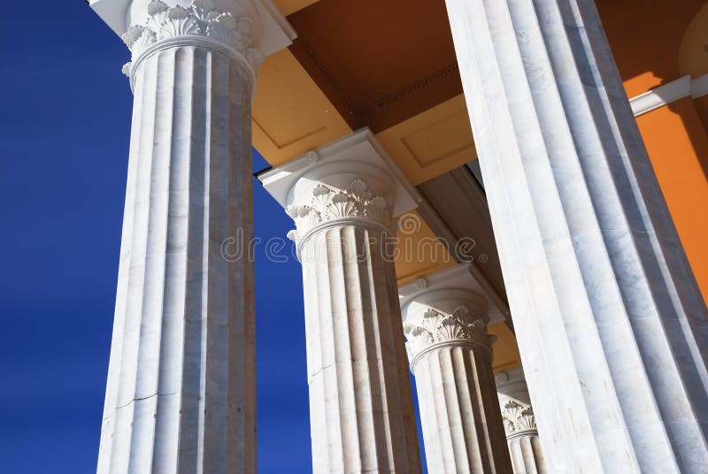 Bank Columns stock image. Image of exterior, banking, architecture - 64835