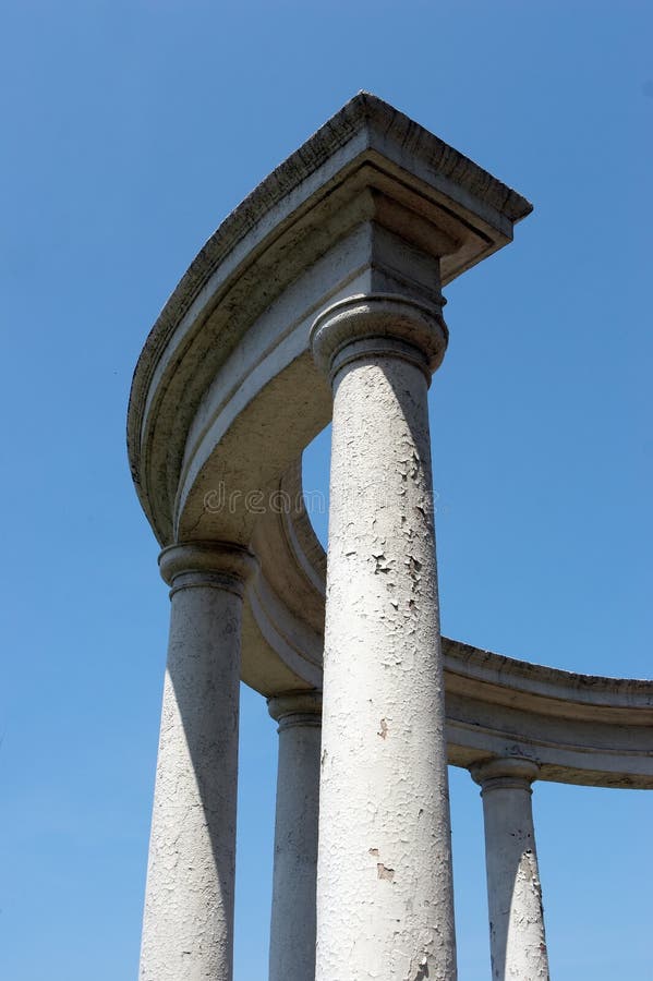 Columns stock image. Image of woman, architectural, stability - 6578465