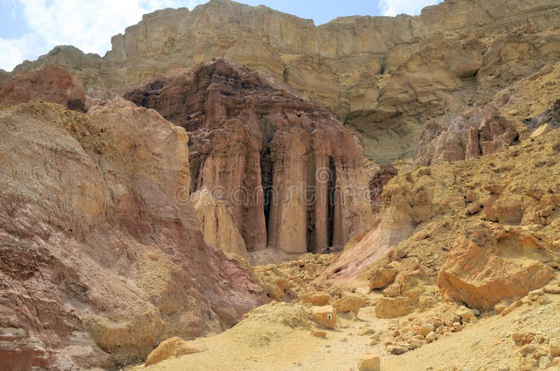 The Columns Amram stock photo. Image of desert, eilat - 69353268